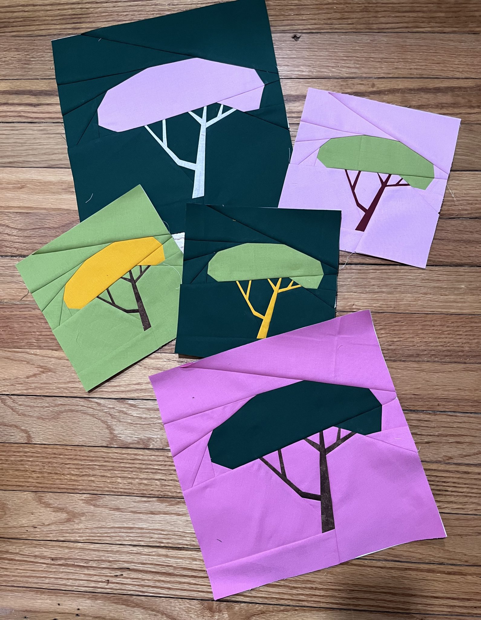 Five Acacia Trees - WeAllSew
