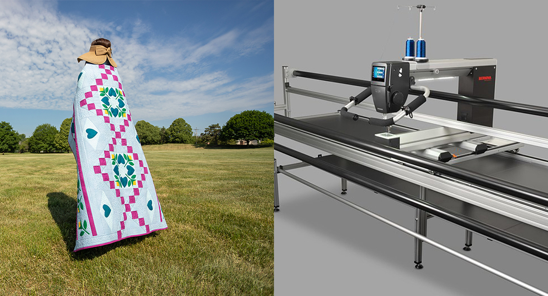 Jump for Joy Quilt Along, Part Nine: Quilting on the Frame - WeAllSew