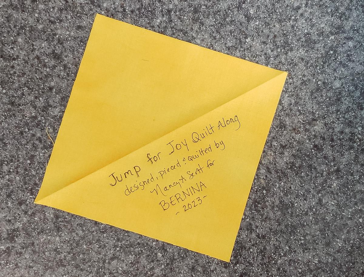 Jump for Joy Quilt Along, Part Ten: Binding & Finishing - WeAllSew