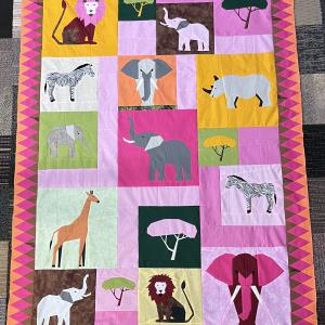 Finished Safari Quilt - WeAllSew