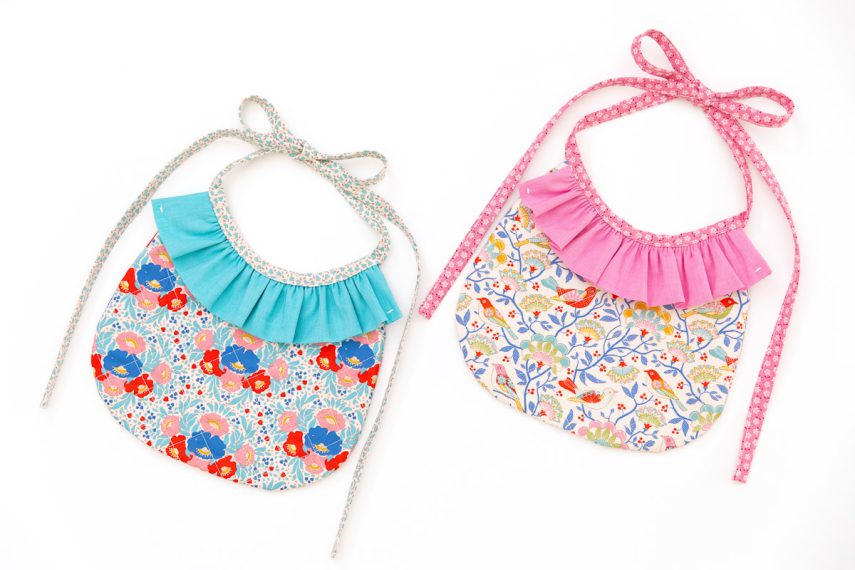 How to Make a Ruffle Baby Bib - WeAllSew