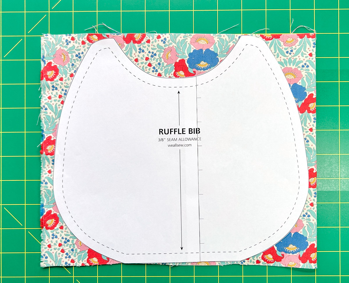 How to Make a Ruffle Baby Bib - WeAllSew