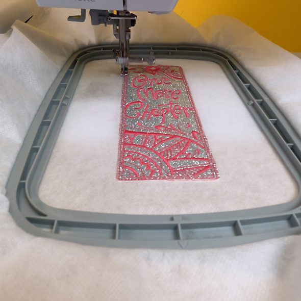 Machine Embroidered Bookmark - WeAllSew