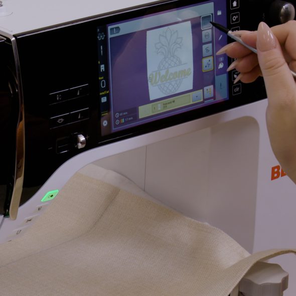 Embroidered Garden Flag - WeAllSew