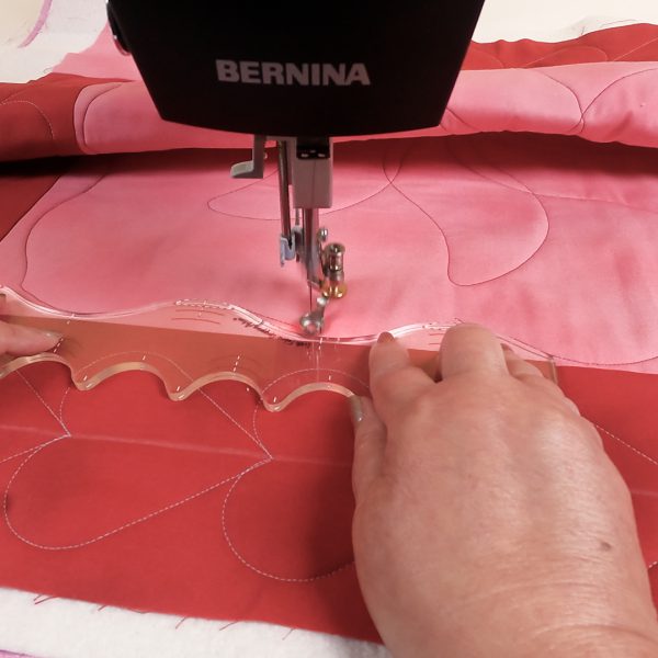 Rulerwork: BERNINA Squiggle #3 Ruler - WeAllSew
