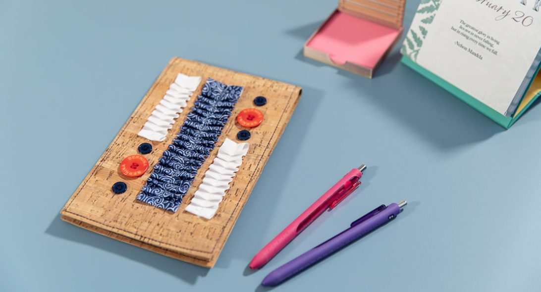 Tutorial: Learn How to Sew a Composition Notebook Cover - WeAllSew