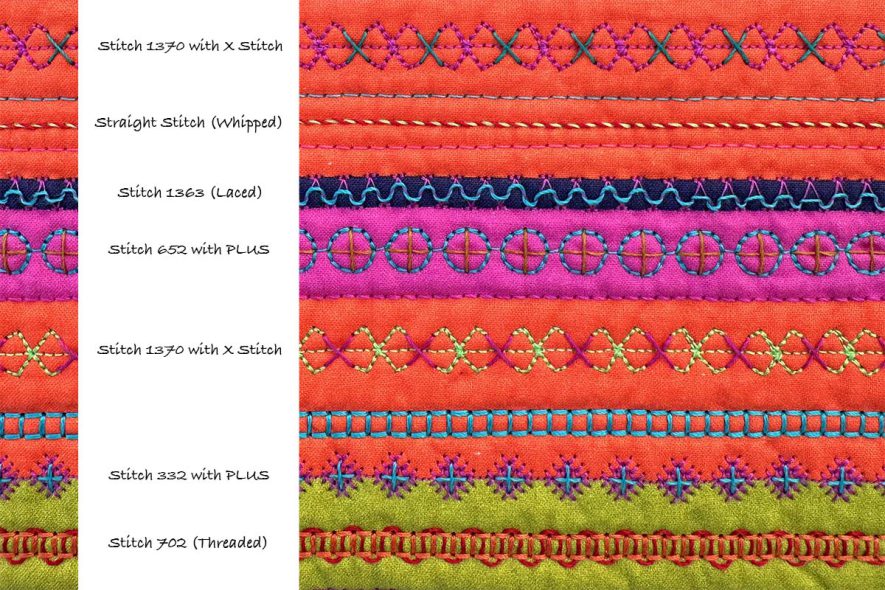 Straight Line Quilting Part 3- Labeled Sampler 2 - WeAllSew