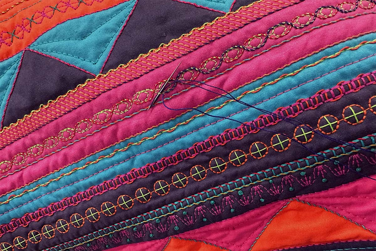 Upgrading Your Straight Line Quilting, Part Three: Accenting with Hand ...