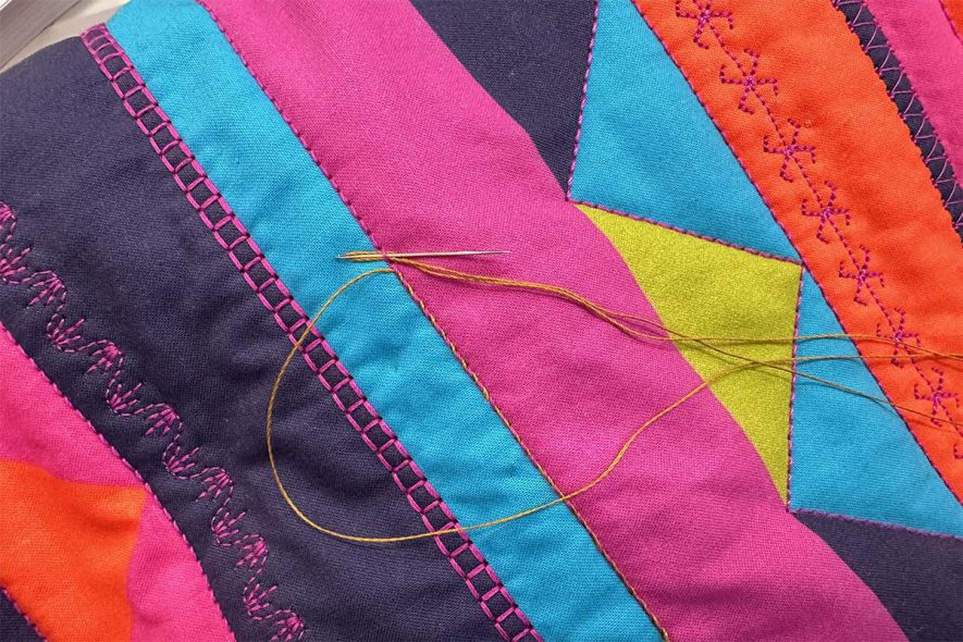 Upgrading Your Straight Line Quilting, Part Three: Accenting with Hand ...