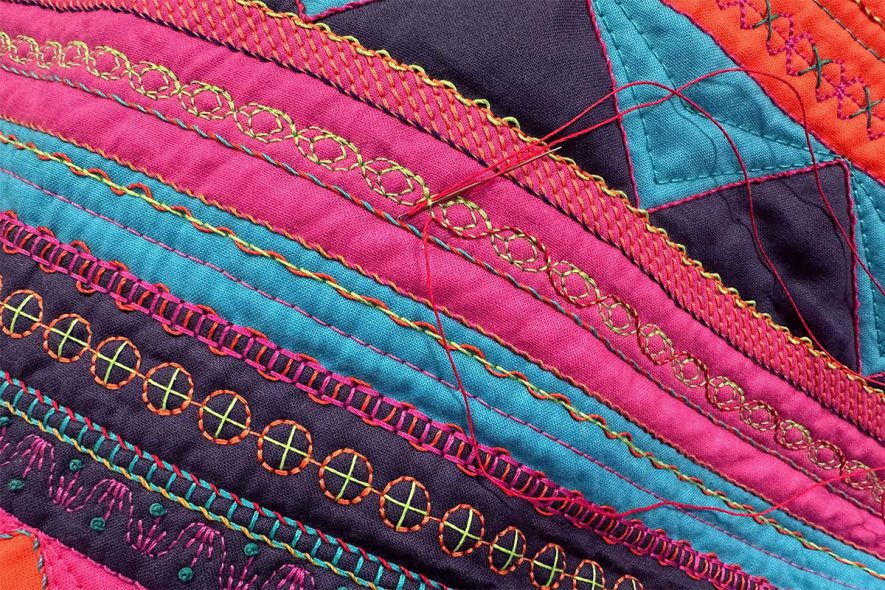 Upgrading Your Straight Line Quilting, Part Three: Accenting with Hand ...