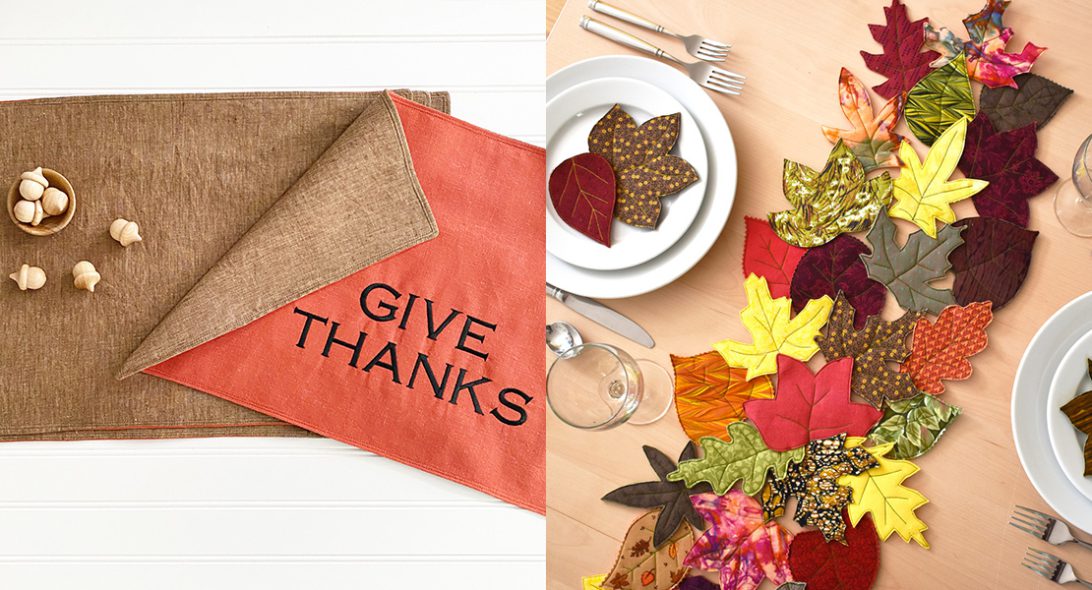 Thanksgiving Sewing Projects - WeAllSew