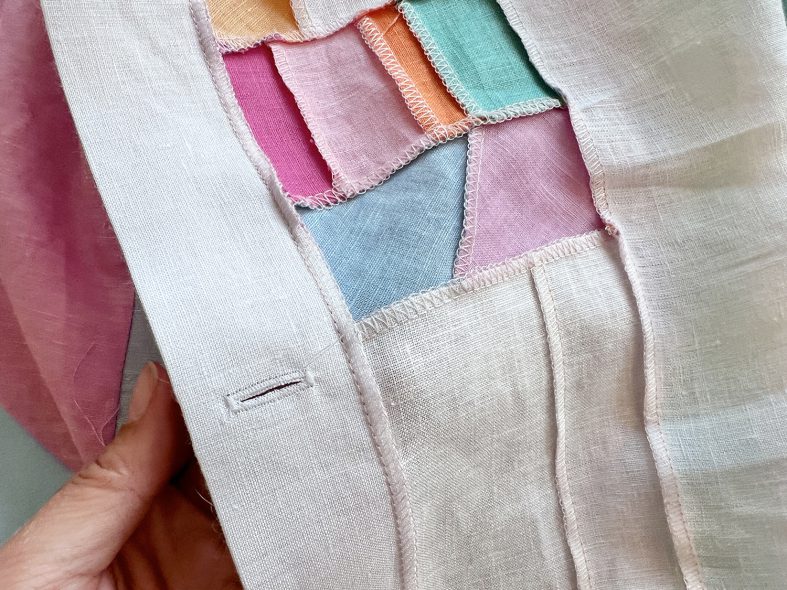 Improvised Patchwork Curtain, Part Two - WeAllSew