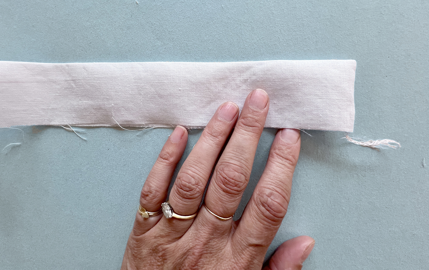 folded top edge turned - WeAllSew