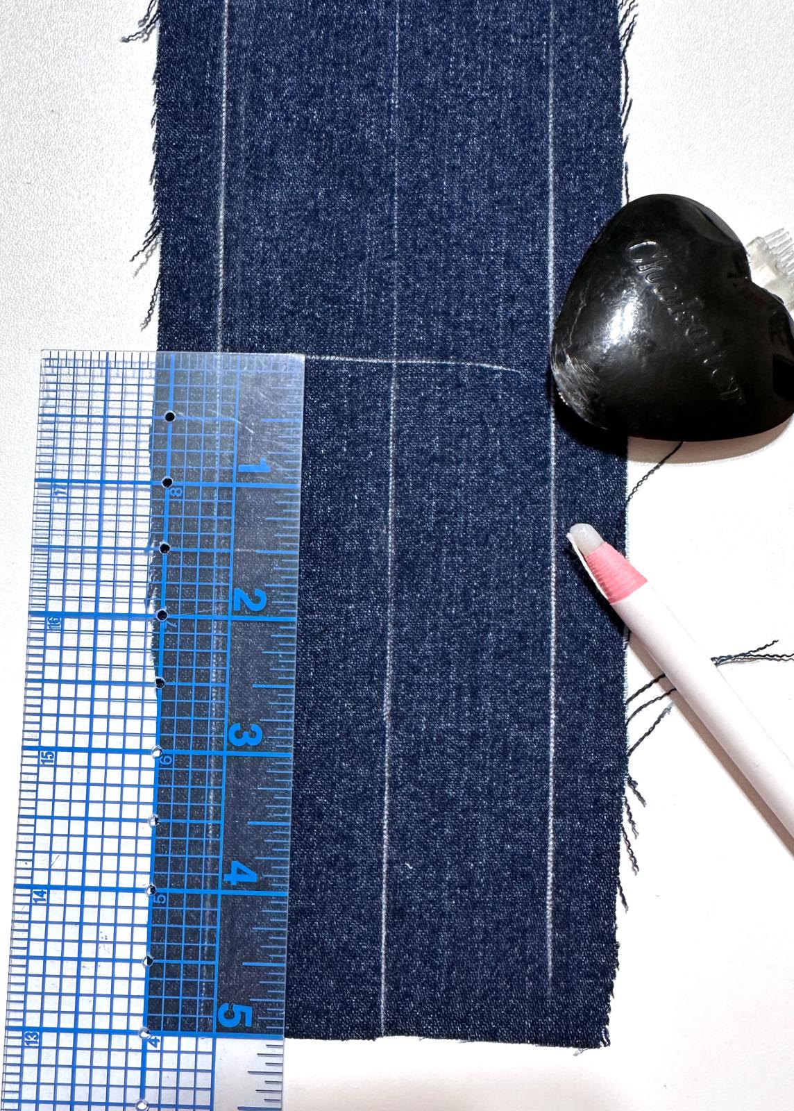 How to Add an Embroidered Side Panel to Jeans - WeAllSew