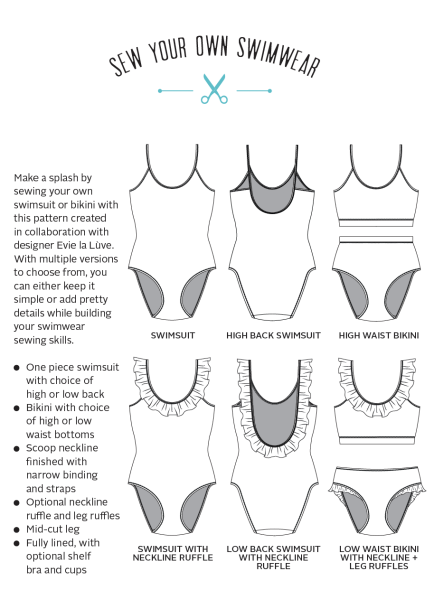 How to Sew a Swimsuit for Summer - WeAllSew