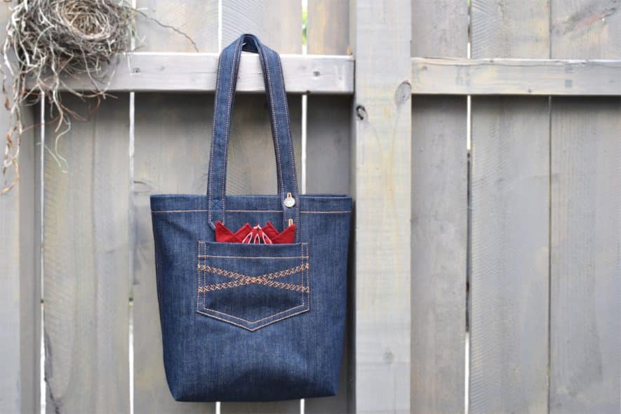 Denim Sewing Skill Builder Tote, Part One - WeAllSew
