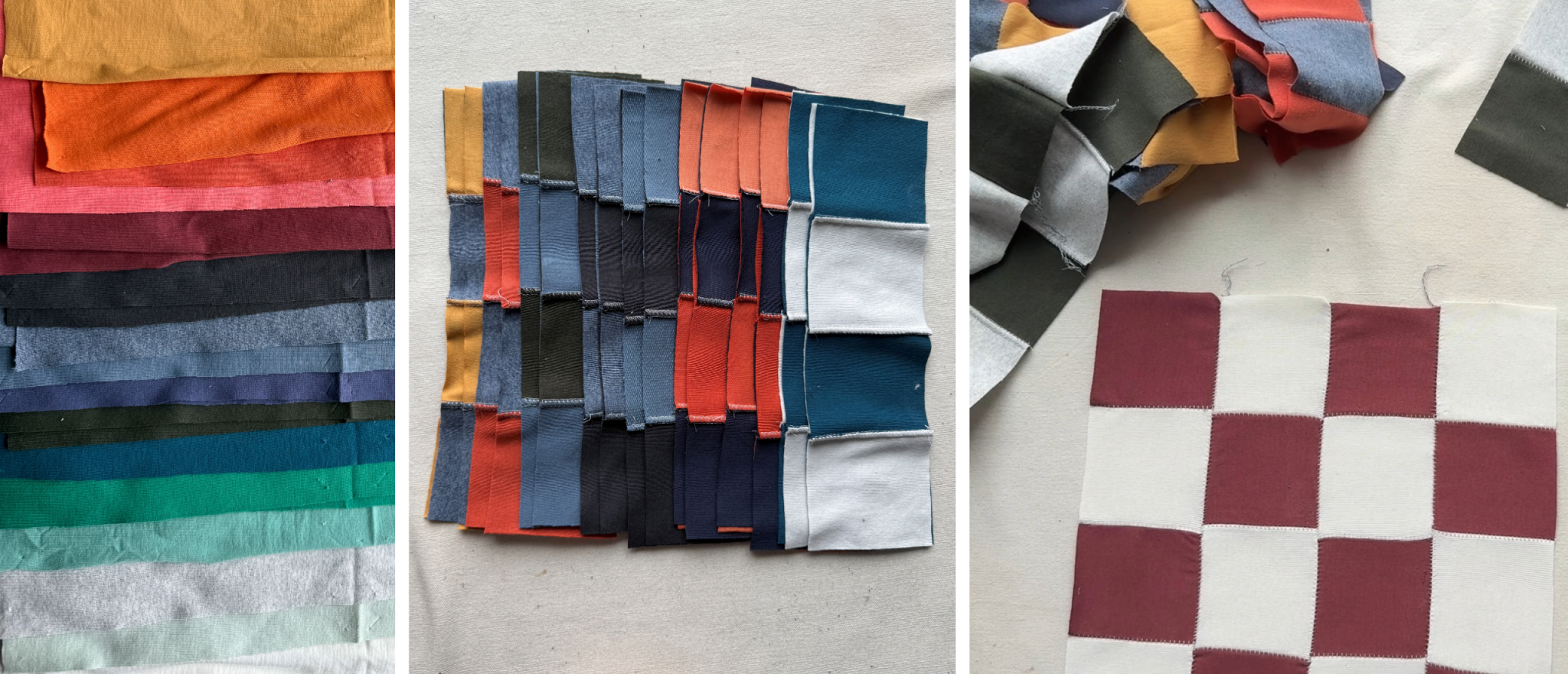 Patchwork Made Easy with the Flatlock Stitch - WeAllSew