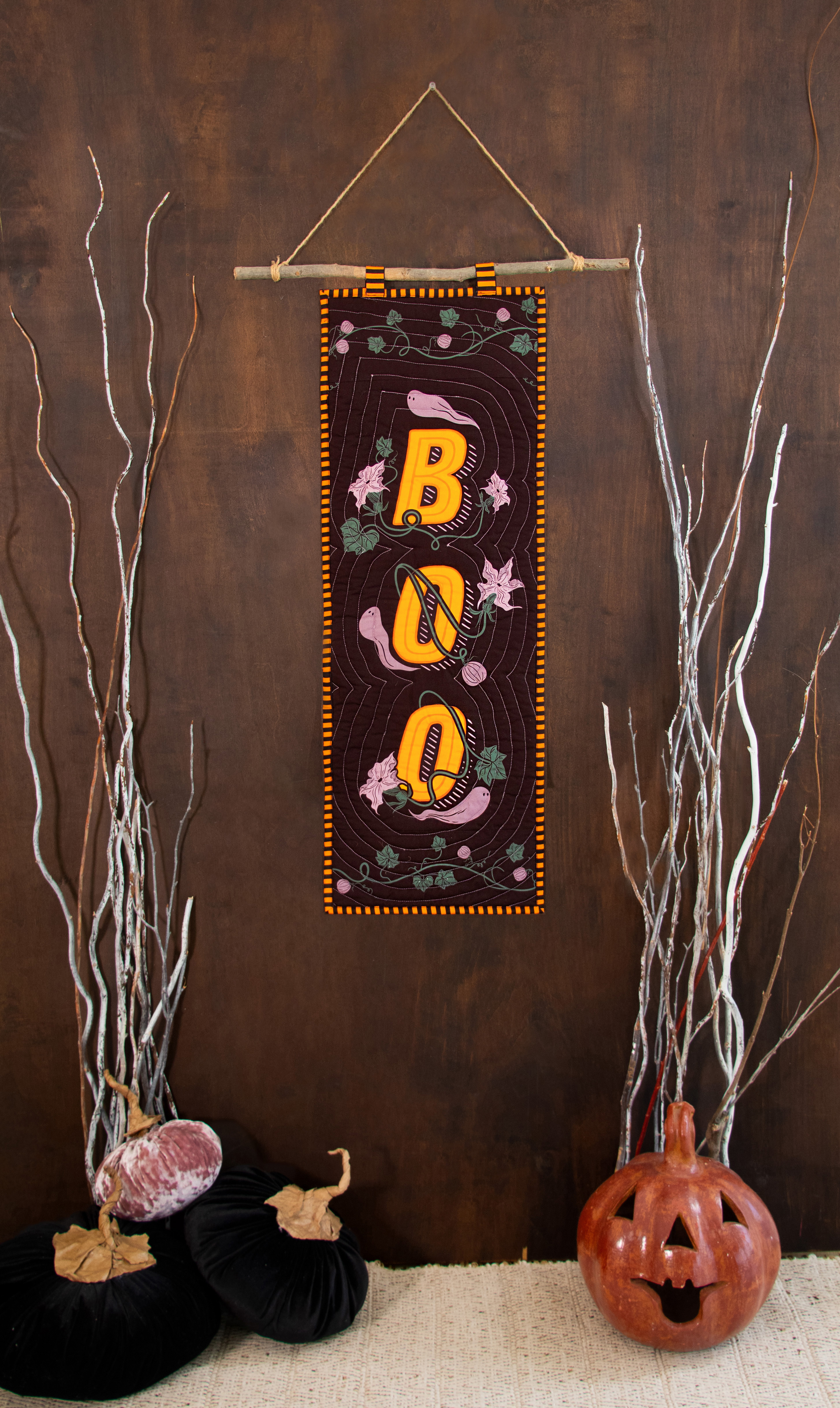 Boo Door Runner Tutorial - WeAllSew