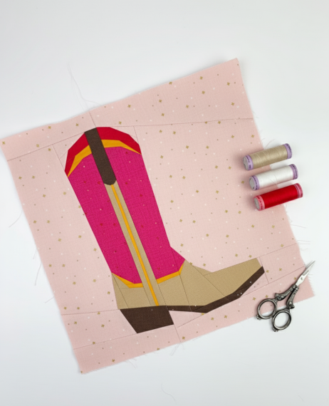 Cowboy_boot_quilt-block_pattern13 - WeAllSew
