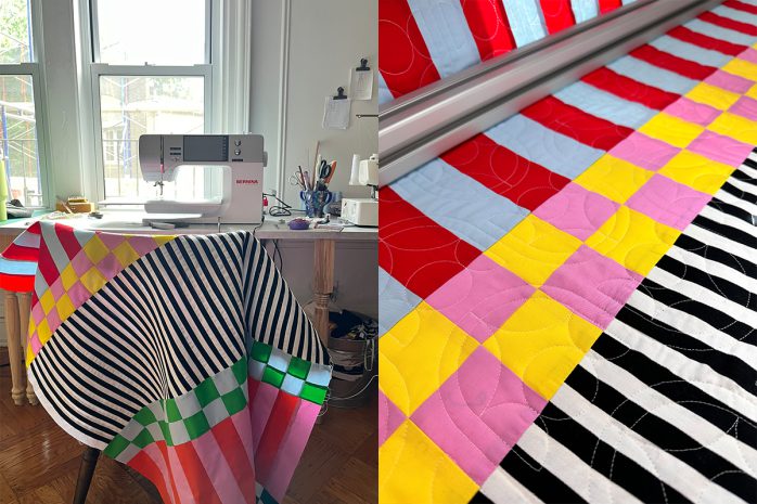 Free Pattern: The Checks Mix Quilt - WeAllSew