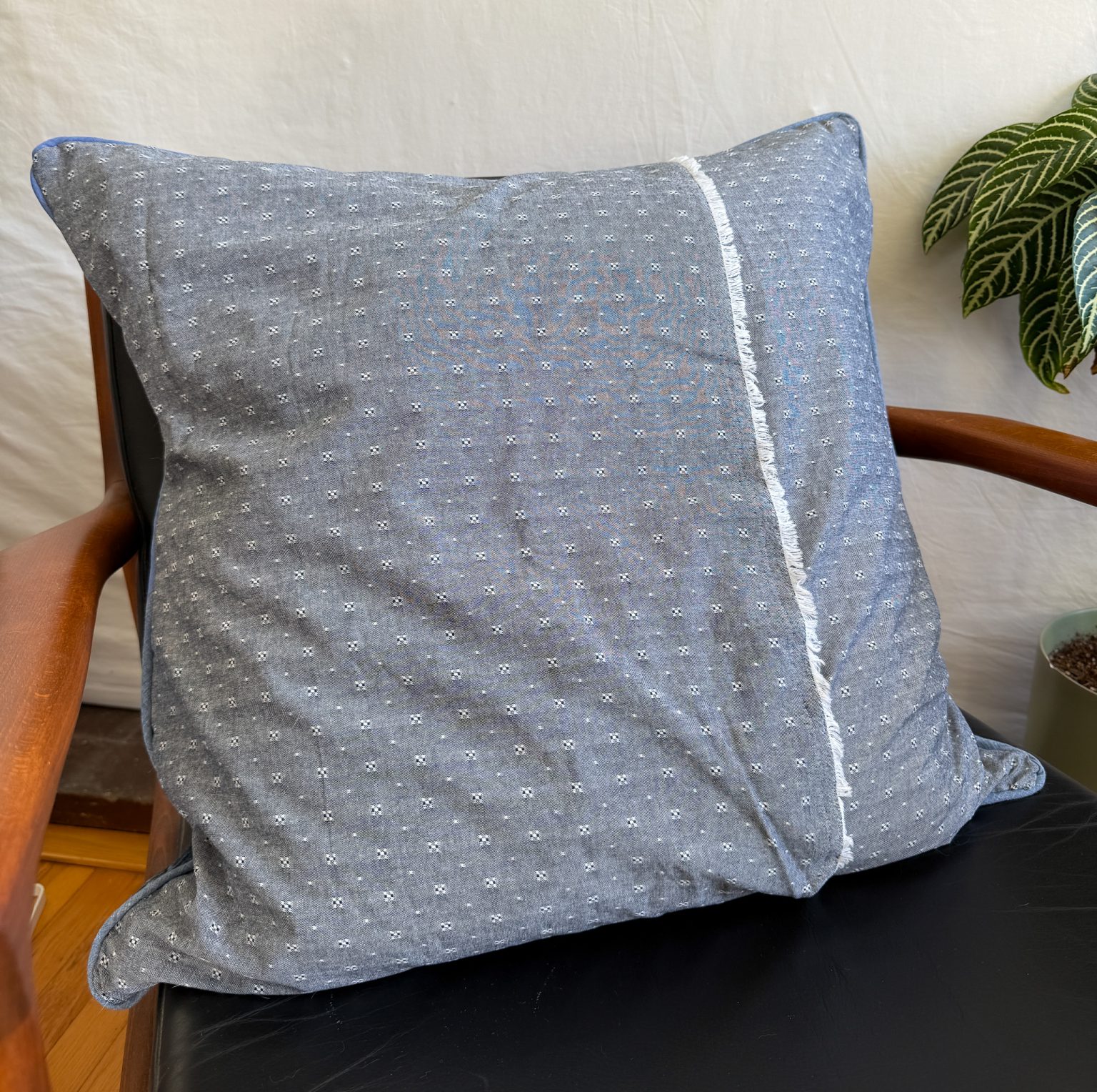 How to Make a Modern Piped Pillow - WeAllSew