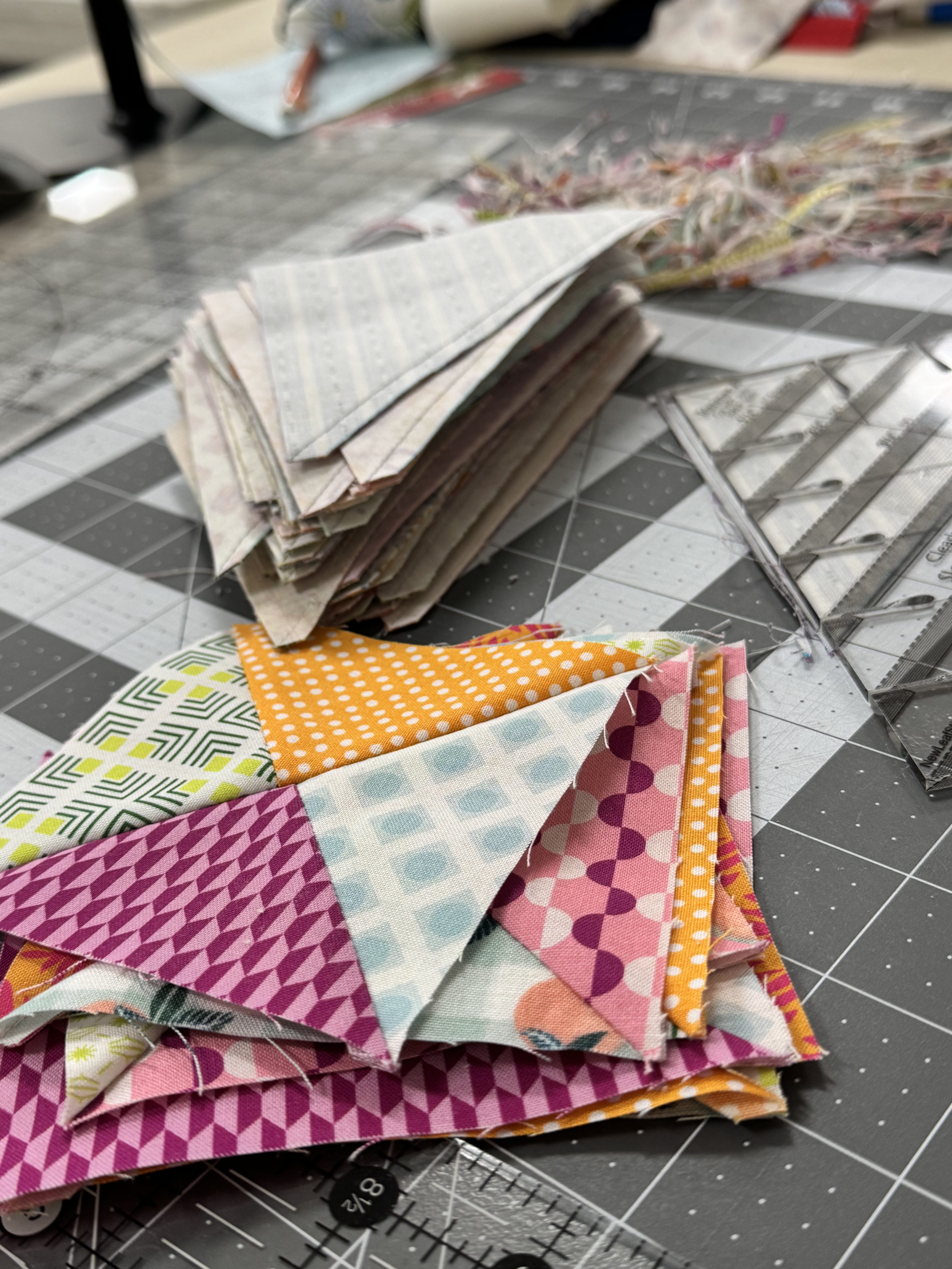 Falling in Love with Half Square Triangles - WeAllSew